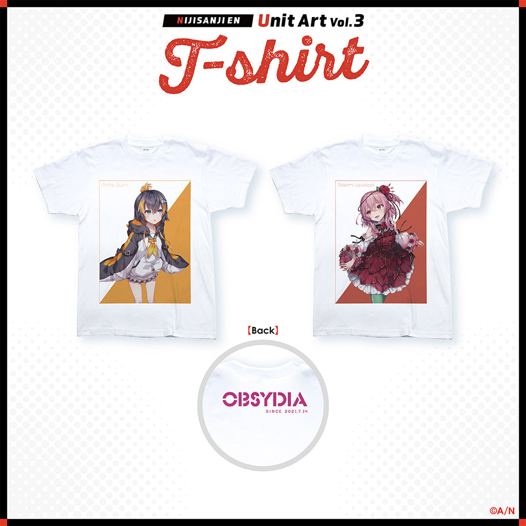 ”NIJISANJI EN Unit Art Vol.3 T-shirt” OBSYDIA – NIJISANJI EN Official Store