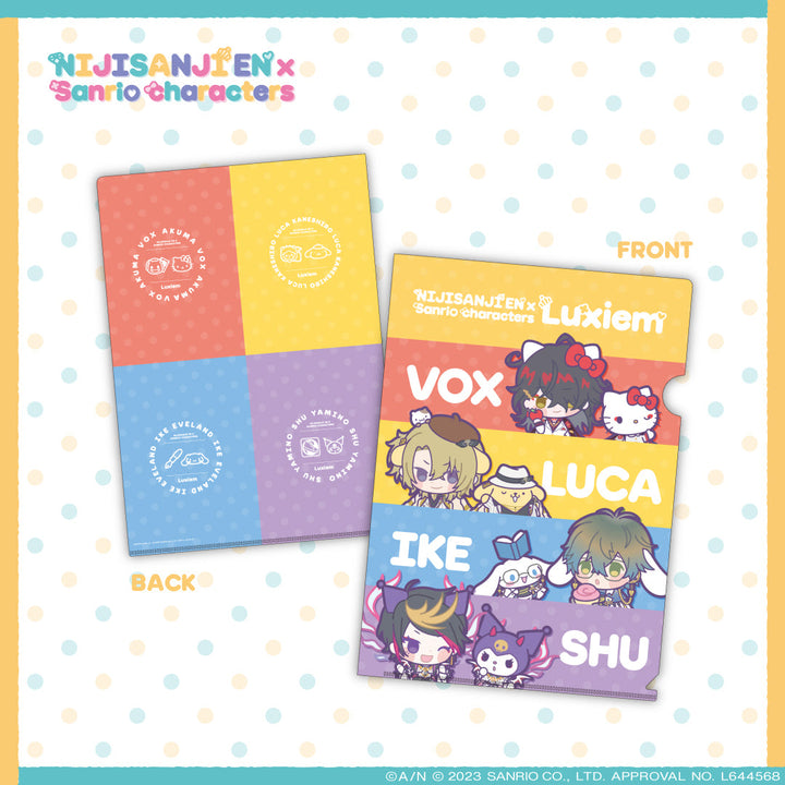"NIJISANJI EN × Sanrio characters" File Folder Luxiem – NIJISANJI EN ...