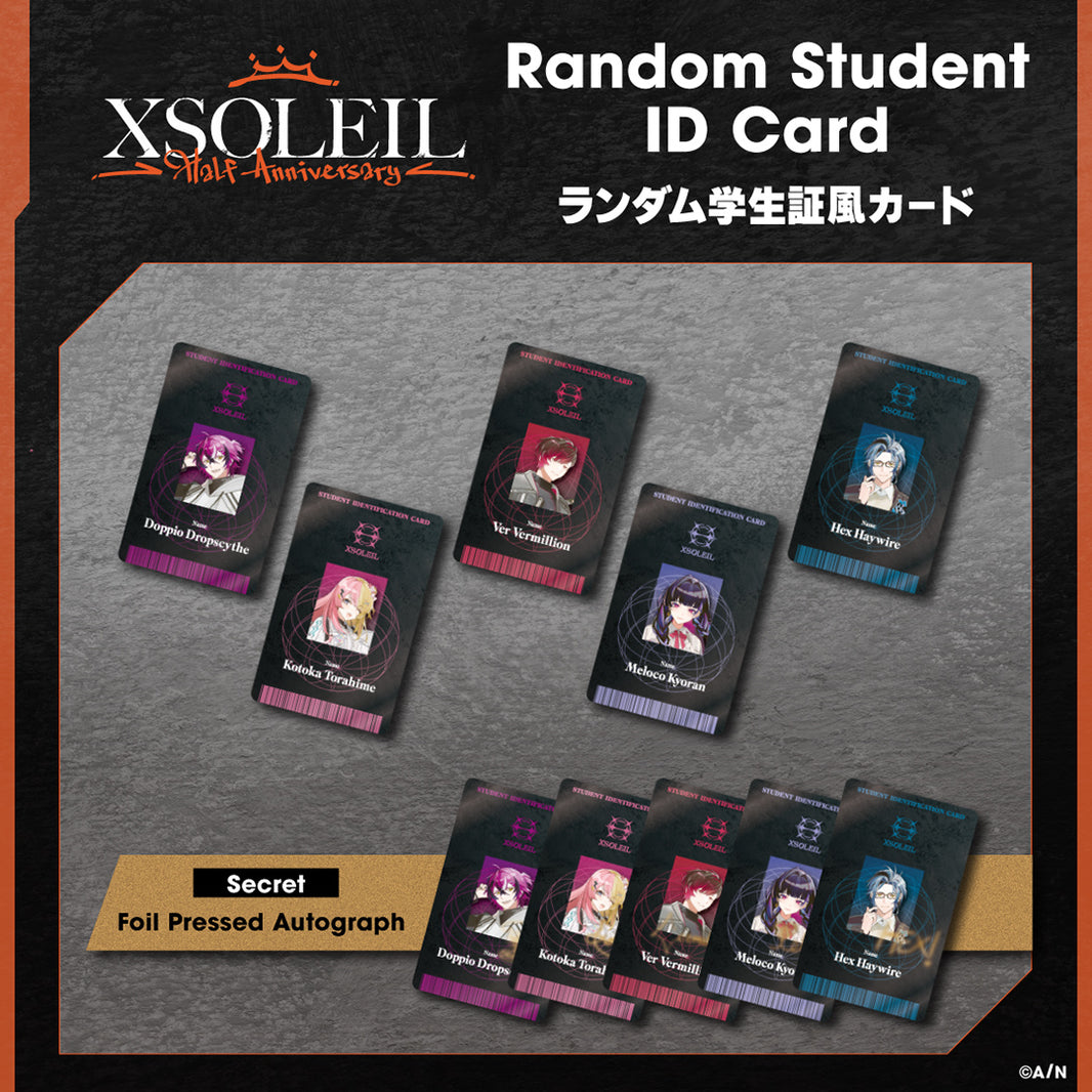 "XSOLEIL Half Anniversary" Random Student ID Card – NIJISANJI EN ...