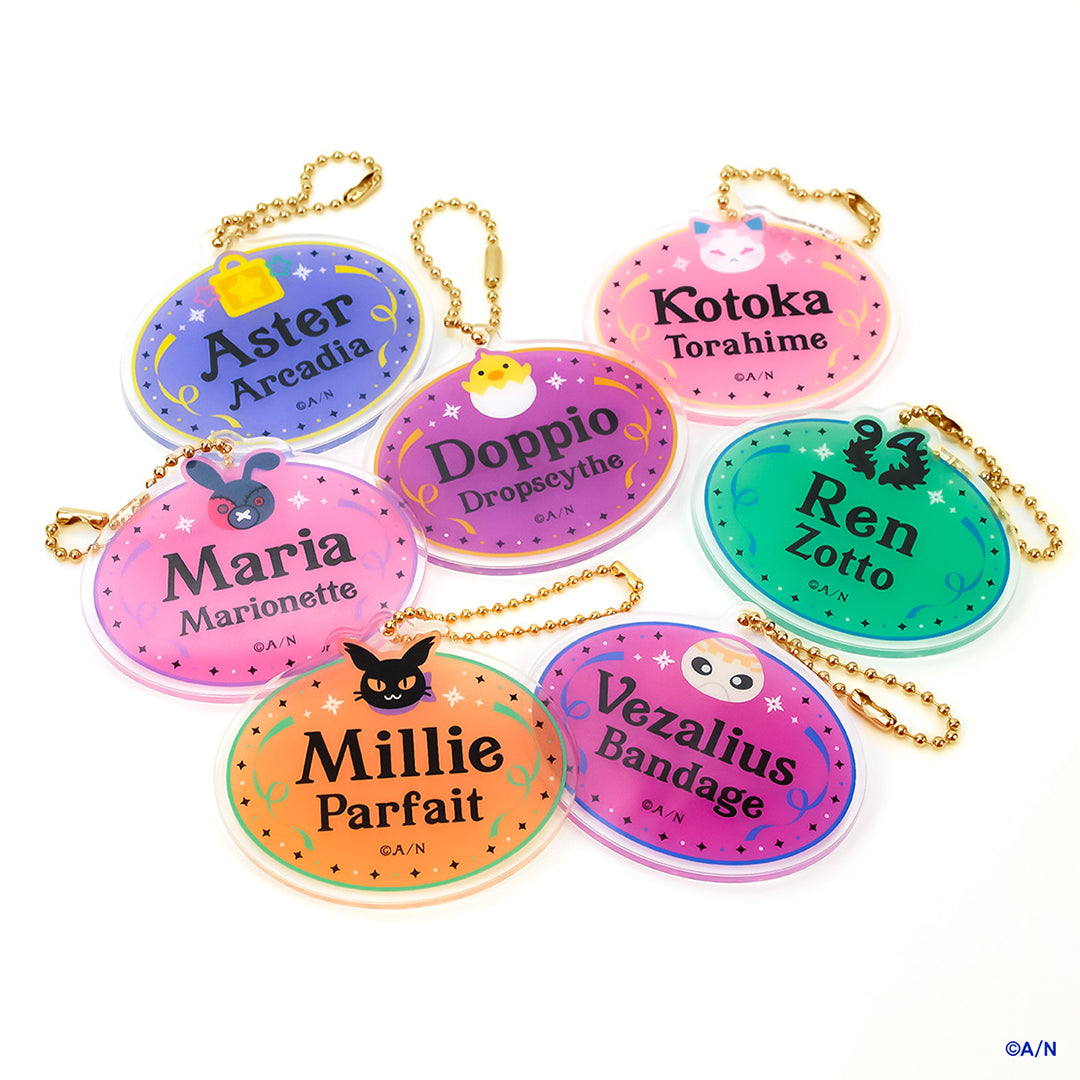 "NIJISANJI EN Welcome to EN Land!" Acrylic Name Tag Keychain ...