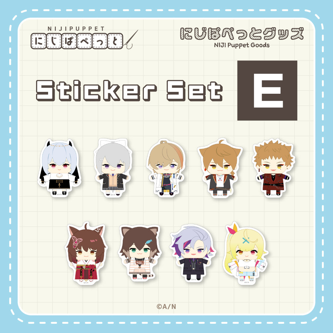 "NIJI Puppet Goods" Sticker Set - E – NIJISANJI EN Official Store