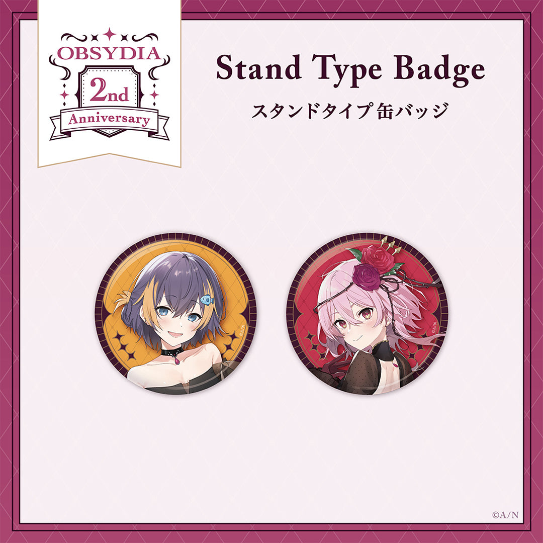 OBSYDIA 2nd Anniversary Stand Type Badge – NIJISANJI EN Official Store